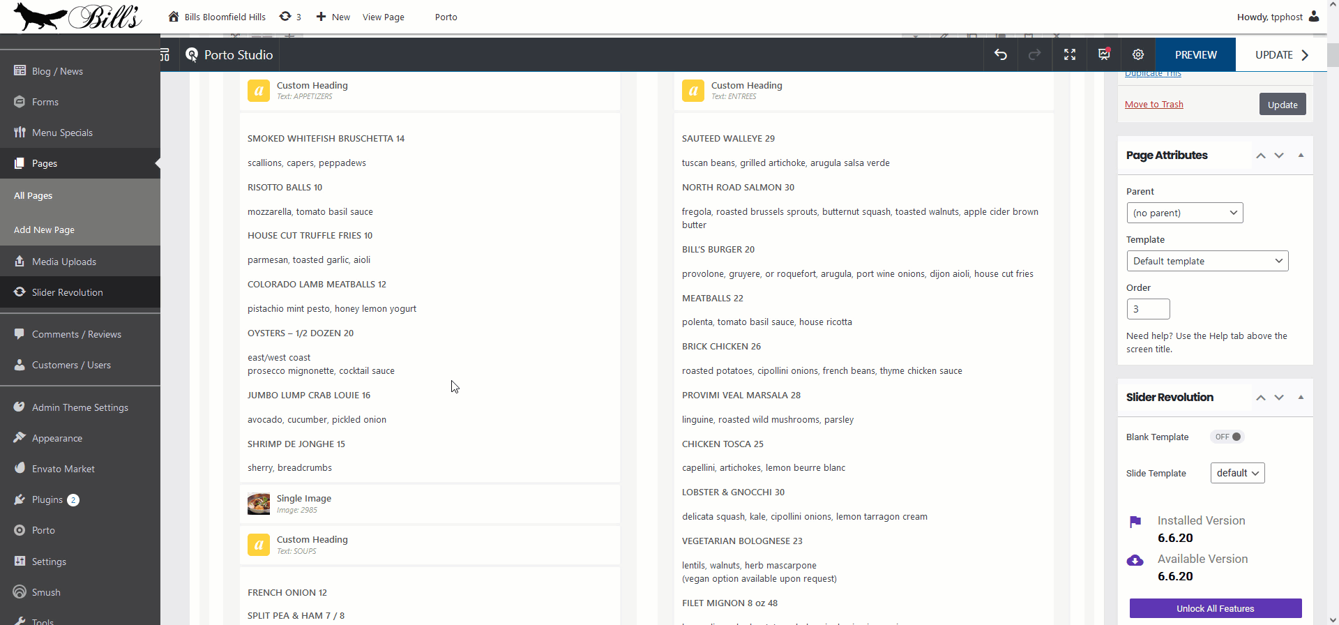 ADMIN TUTORIALS MENU PAGE – Cafe ML